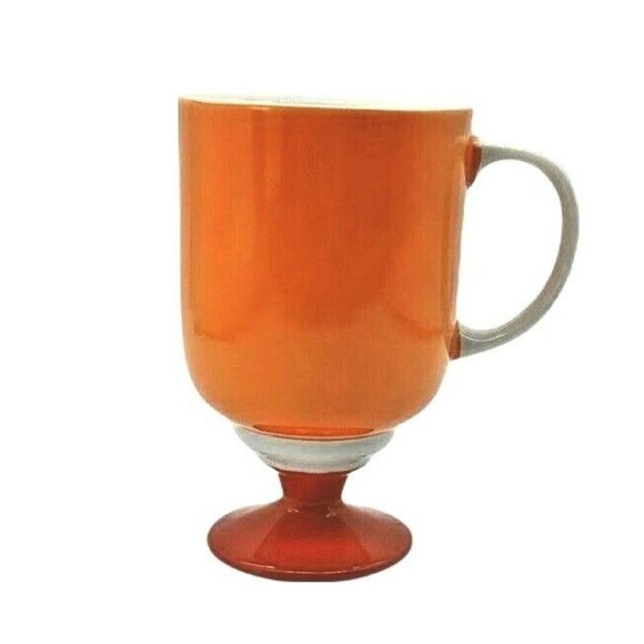 Holt Howard | Dining | Rare Vintage Orange Red Holt Howard Mug Footed ...